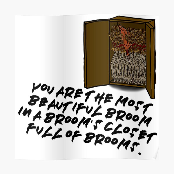 "Brooms" Poster for Sale by The100-shop | Redbubble