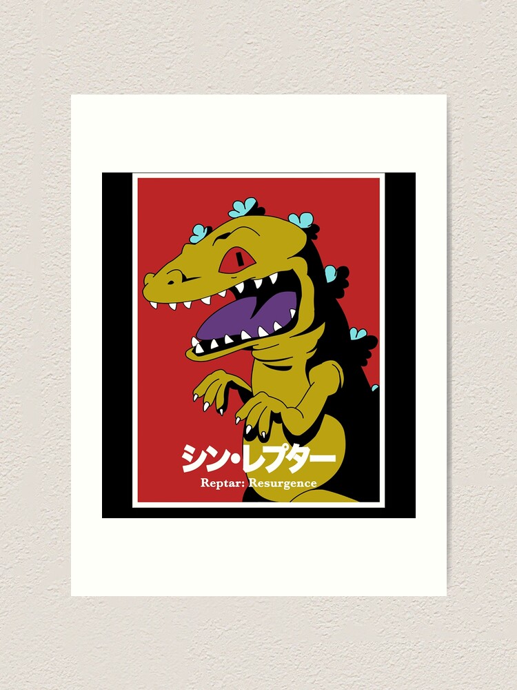 "Reptar I love Rugrats Funny Doll Resurgence" Art Print by RugratsBach ...