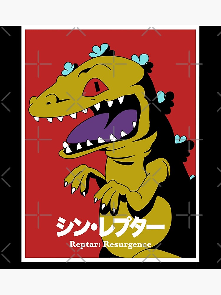 "Reptar I love Rugrats Funny Doll Resurgence" Art Print by RugratsBach ...
