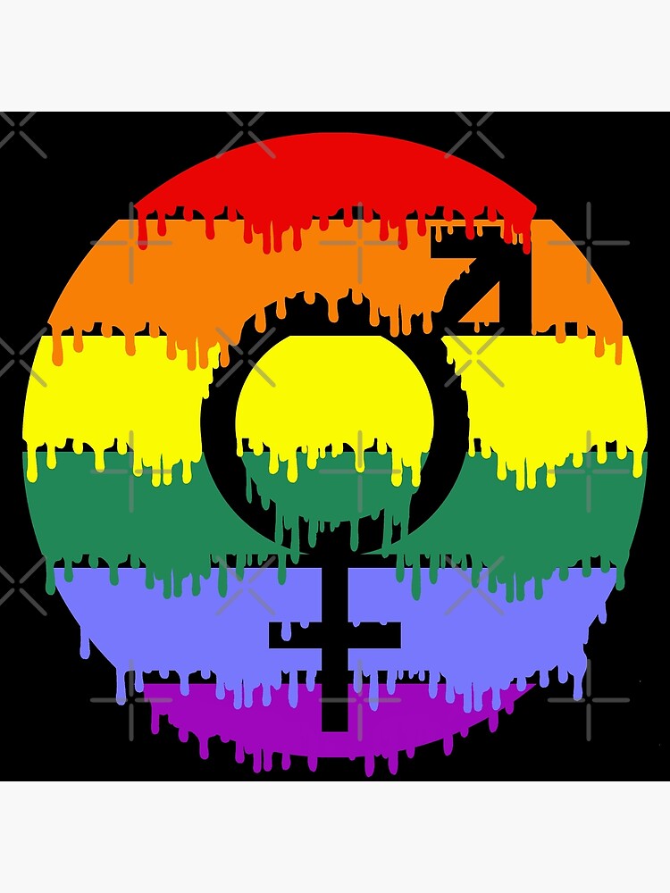 "Gender Rainbow Flag LGBTQ" Poster for Sale by titanosdesign | Redbubble