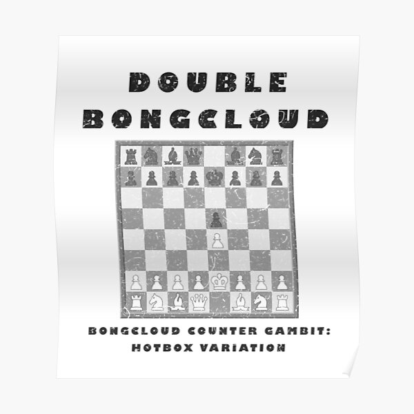 "Chess opening Bongcloud Attack. Double Bongcloud." Poster by ...
