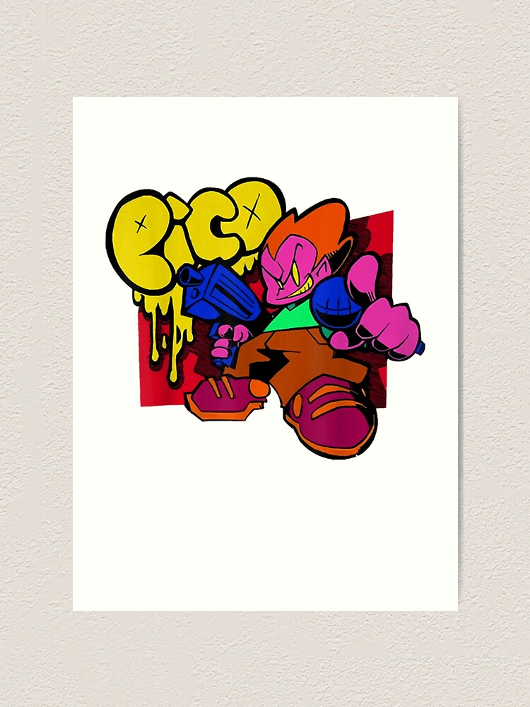 "Friday Night Funkin Pico" Art Print for Sale by HelloFNF | Redbubble
