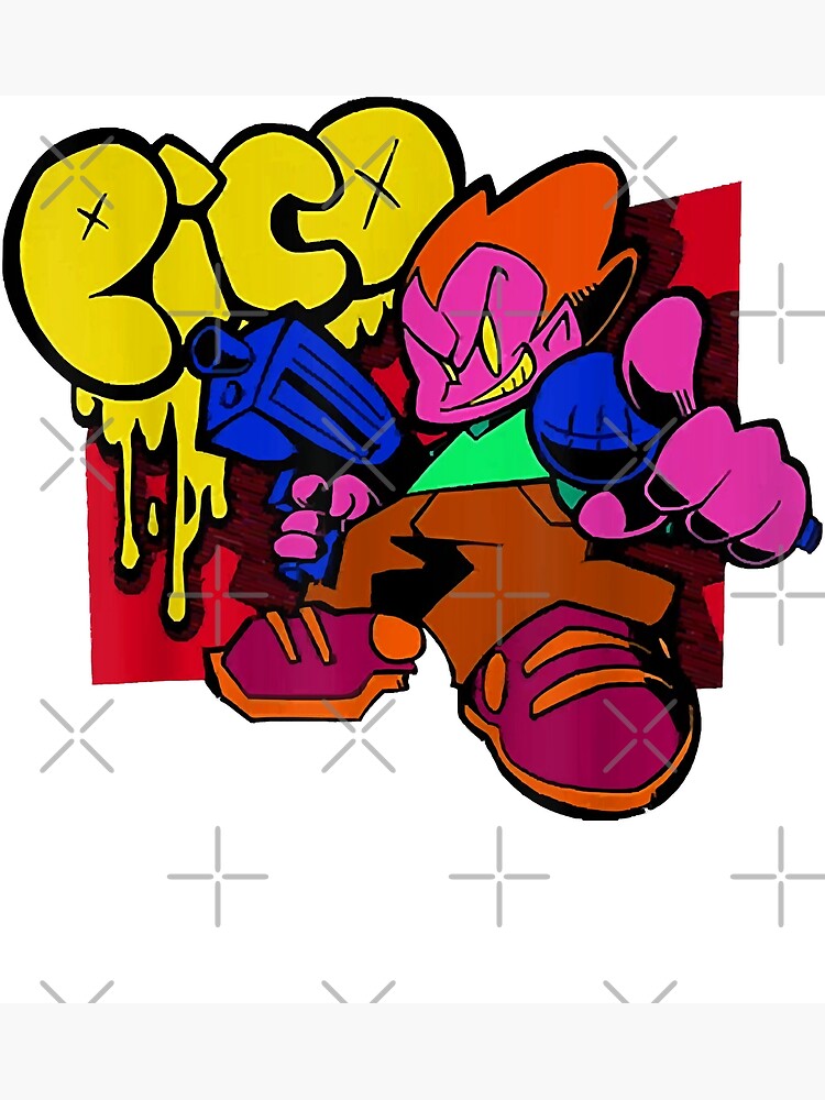 "Friday Night Funkin Pico" Poster by HelloFNF | Redbubble
