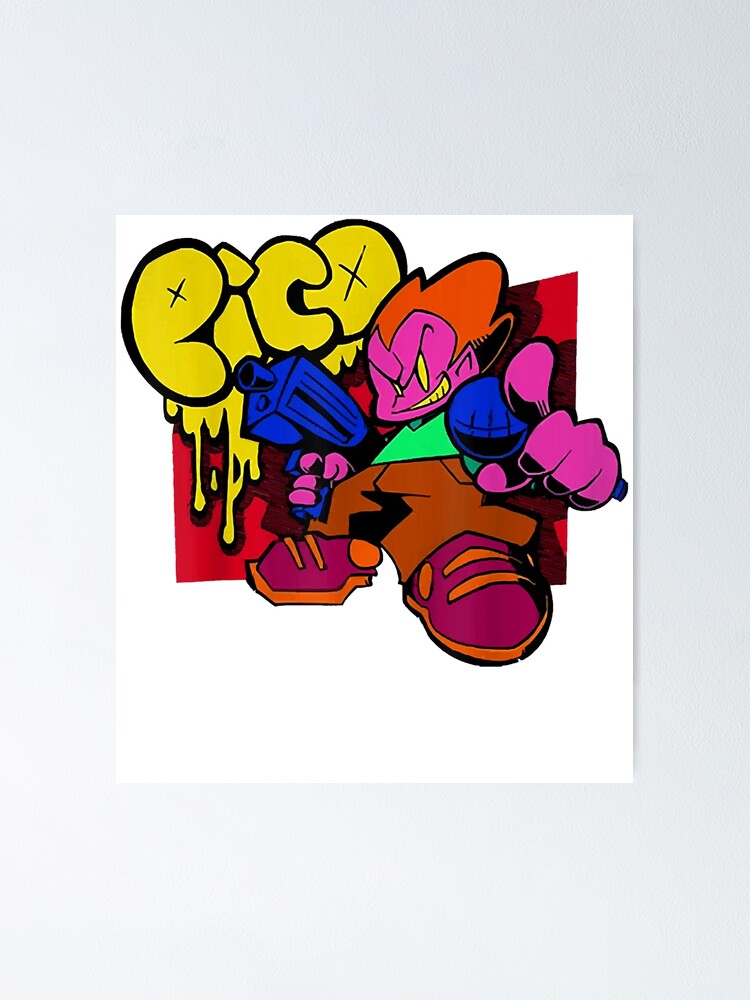 "Friday Night Funkin Pico" Poster by HelloFNF | Redbubble