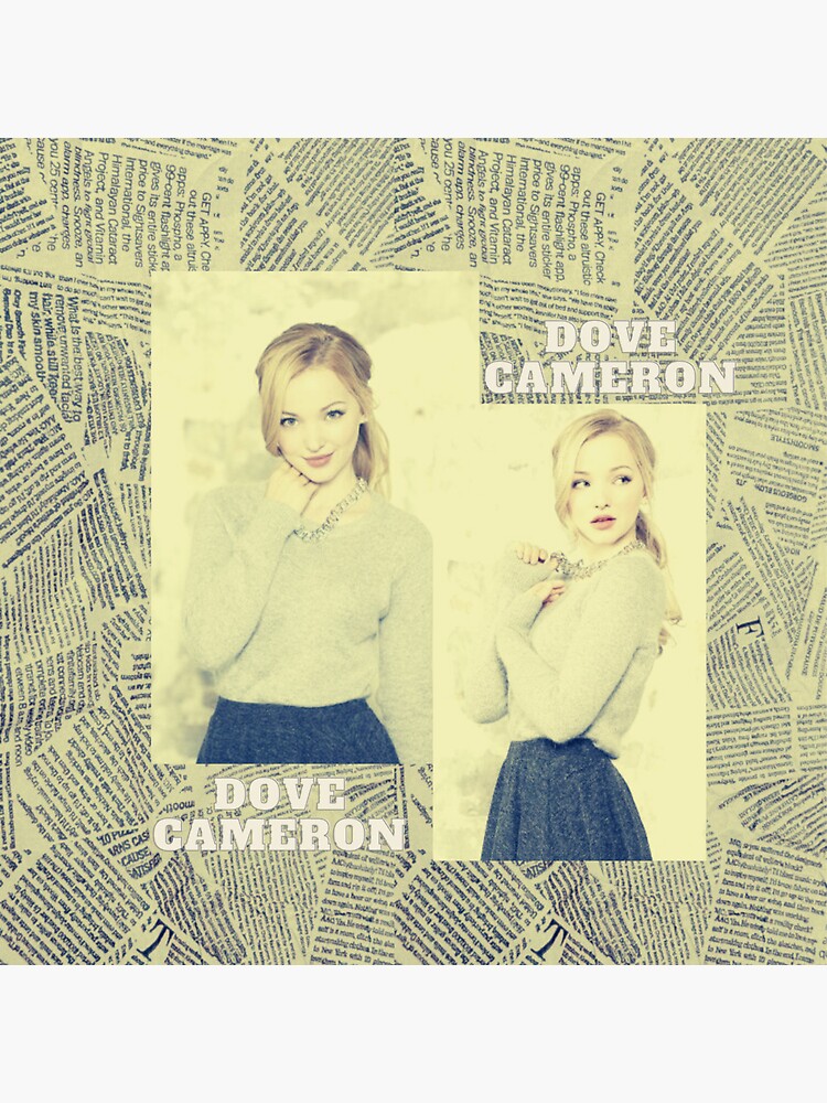 "Dove Cameron" Sticker by saima113 | Redbubble
