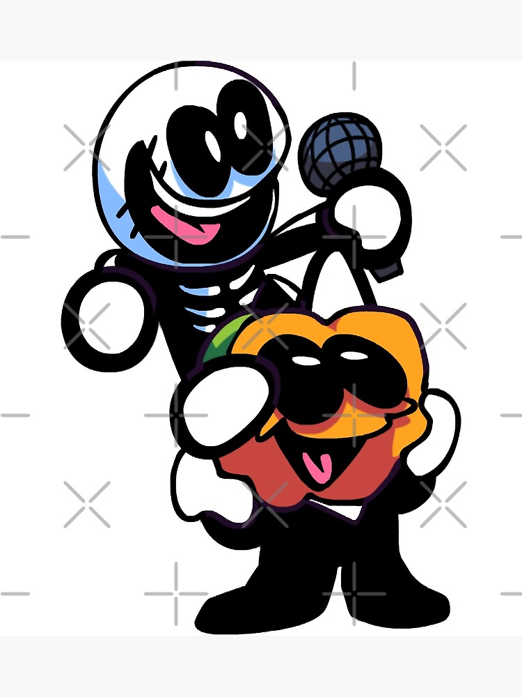 "Skid and Pump Friday Night Funkin" Poster for Sale by HelloFNF | Redbubble