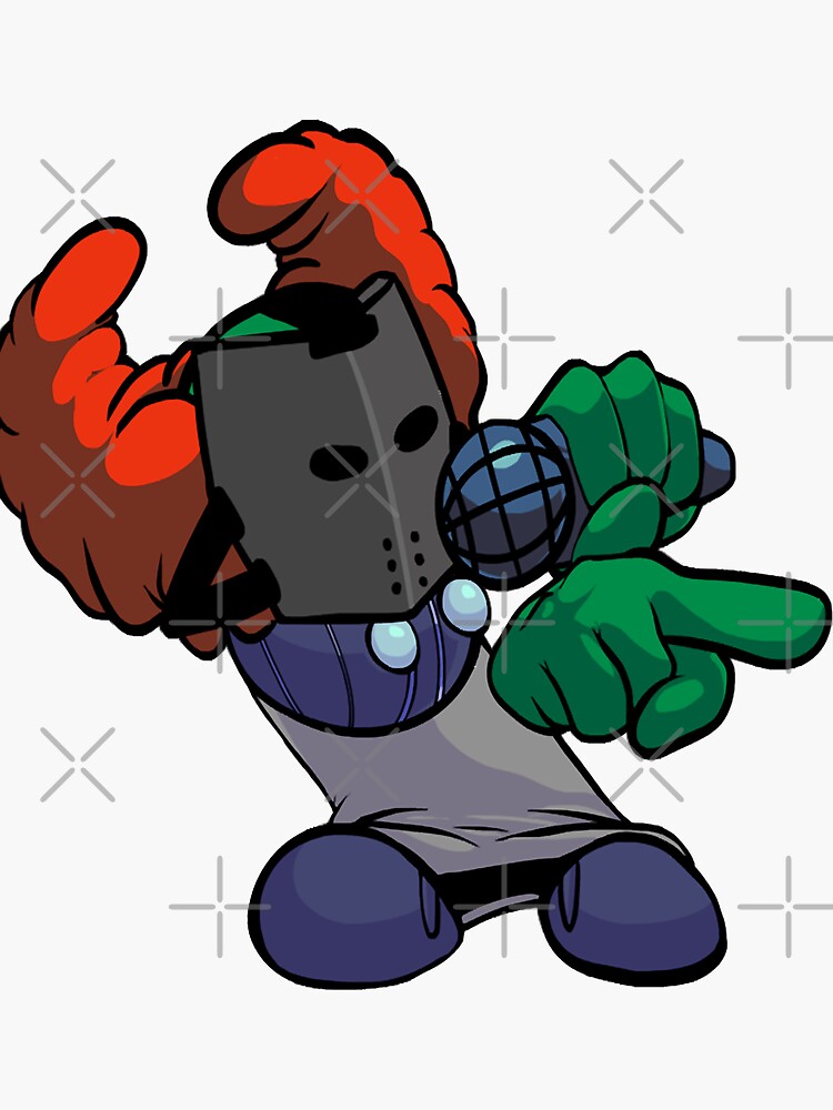 "Tricky FNF Friday Night Funkin" Sticker for Sale by HelloFNF | Redbubble