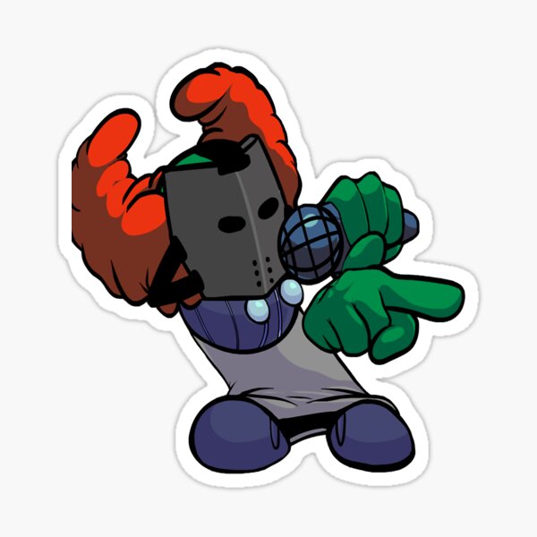 "Tricky FNF Friday Night Funkin" Sticker for Sale by HelloFNF | Redbubble
