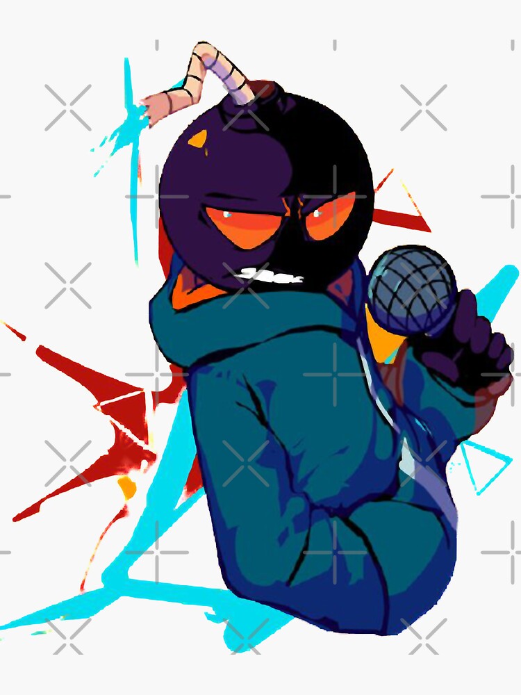 "Whitty Friday Night Funk" Sticker by HelloFNF | Redbubble