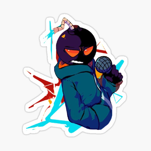 "Whitty Friday Night Funk" Sticker by HelloFNF | Redbubble