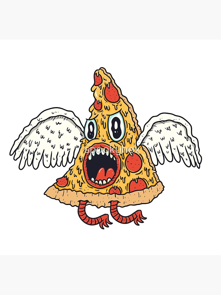 "Pizza Bird" Art Print for Sale by spookyhex | Redbubble