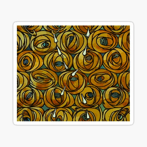 "Charles Rennie Mackintosh - Roses teardrops" Sticker for Sale by ...