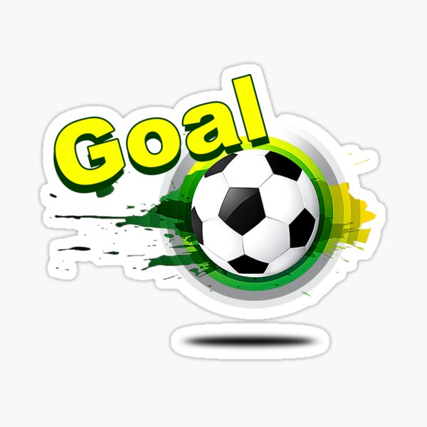 "Soccer Goal Sticker" Sticker for Sale by ArTekaGallery | Redbubble
