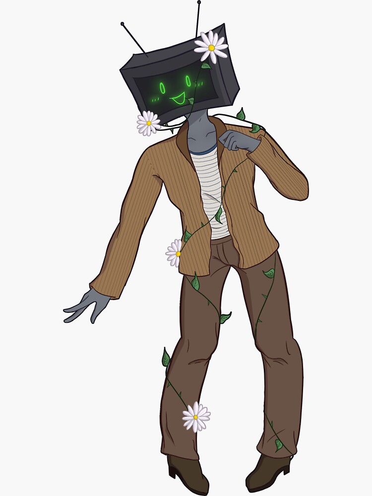 "TV Head Boye" Sticker by diamondnyan664 | Redbubble