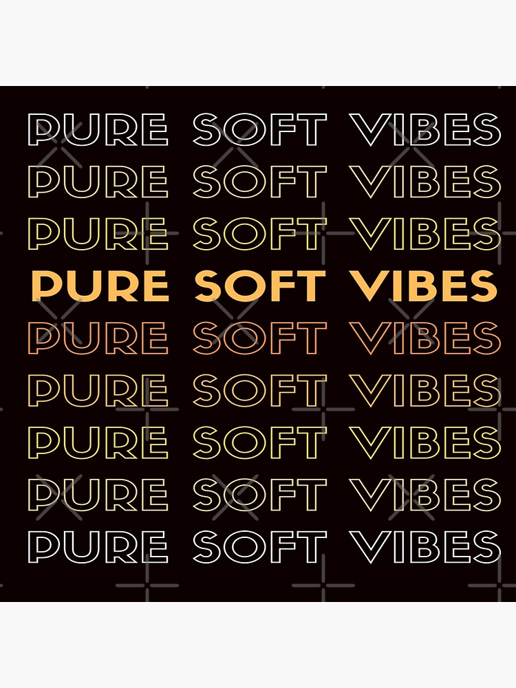 " Pure Soft Vibes 9 Horizontal Lines Orange Color" Photographic Print ...