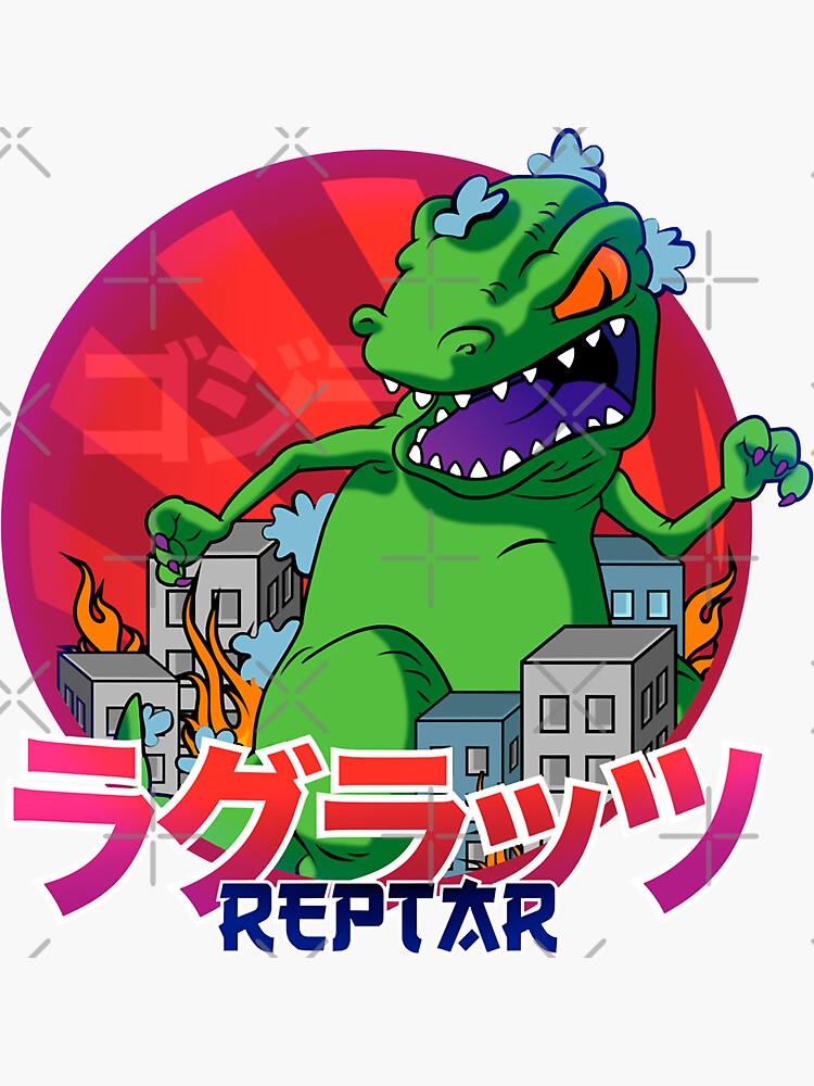 Pegatina «Reptar I love Rugrats Funny Doll Sudadera» de RugratsBach ...