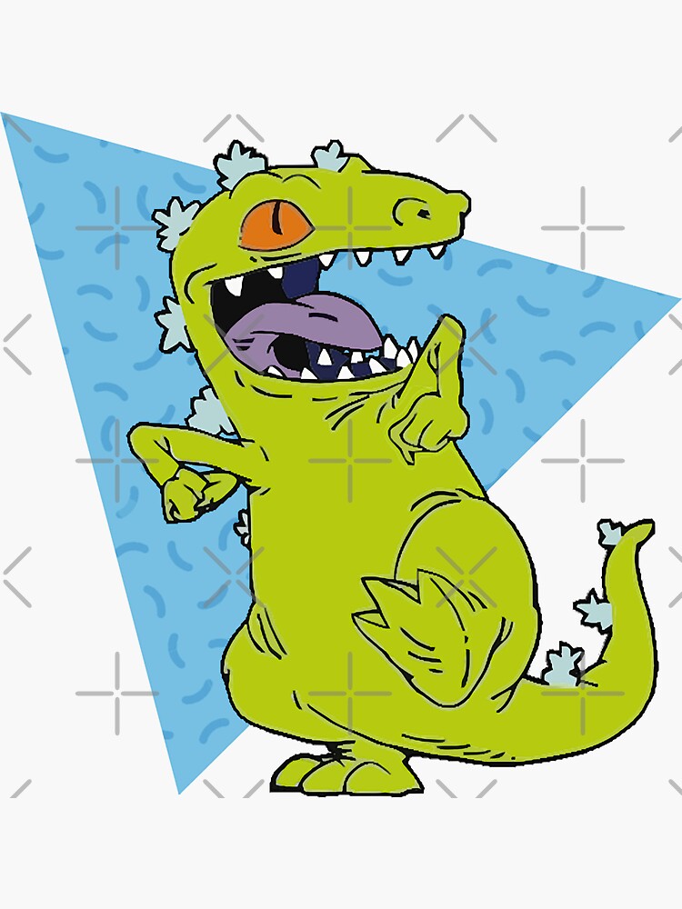 "I love Rugrats Funny Doll Reptar Shirt" Sticker for Sale by ...