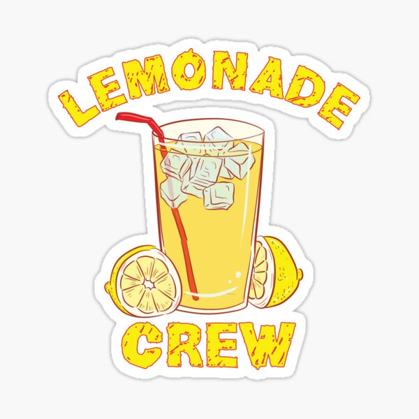 "Lemonade Crew" Sticker for Sale by brynscully | Redbubble
