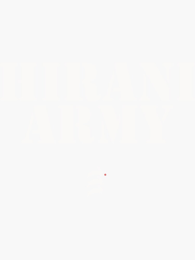 "Hirani Army Cricket Tribute" Sticker by PadRabbits | Redbubble