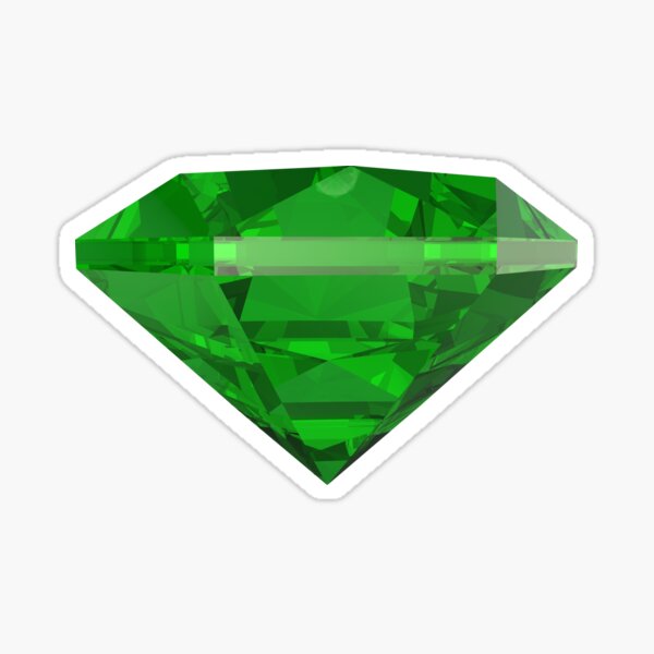 "Emerald" Sticker for Sale by redgoch | Redbubble