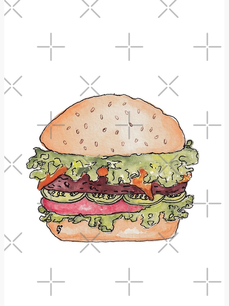 "Burger-rific" Poster for Sale by CarrieIsArtsy | Redbubble