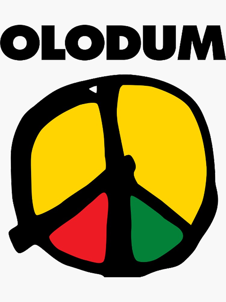 "Olodum Michael Jackson PEACE and LOVE" Sticker for Sale by Basoga ...