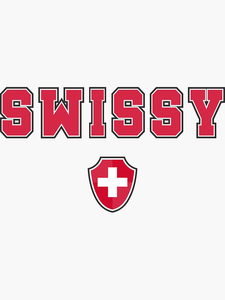 "Swissy" Sticker for Sale by toddklassy | Redbubble