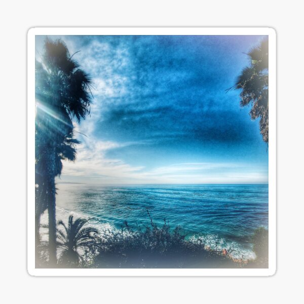 "San Diego Coast - Faded" Sticker for Sale by SDDesignsCO | Redbubble