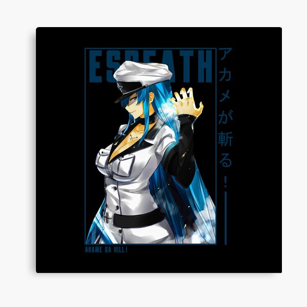 "Esdeath - Akame ga Kill!" Canvas Print by ice-man7 | Redbubble