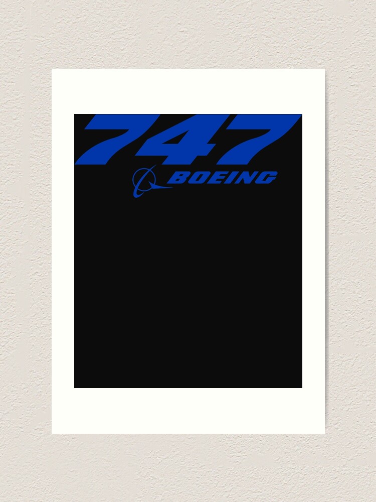 "Boeing 747 Logo Essential T-Shirt.png" Art Print for Sale by ...