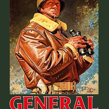 "General Patton" Sticker for Sale by Jools-57 | Redbubble
