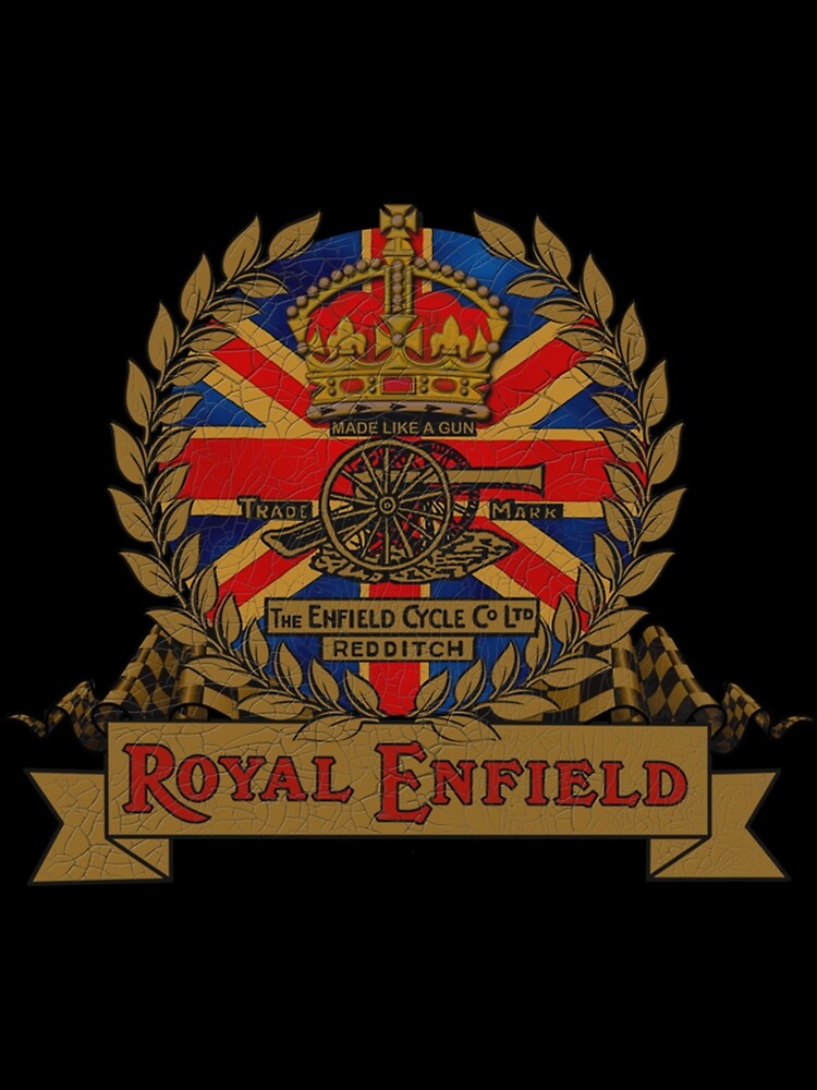 "Classic Royal Enfield Crest Motorcycle design by MotorManiac Classic T ...