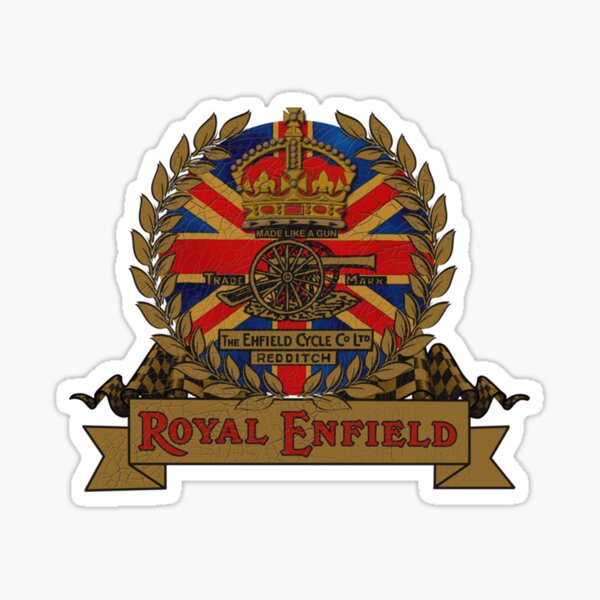 "Classic Royal Enfield Crest Motorcycle design by MotorManiac Classic T ...