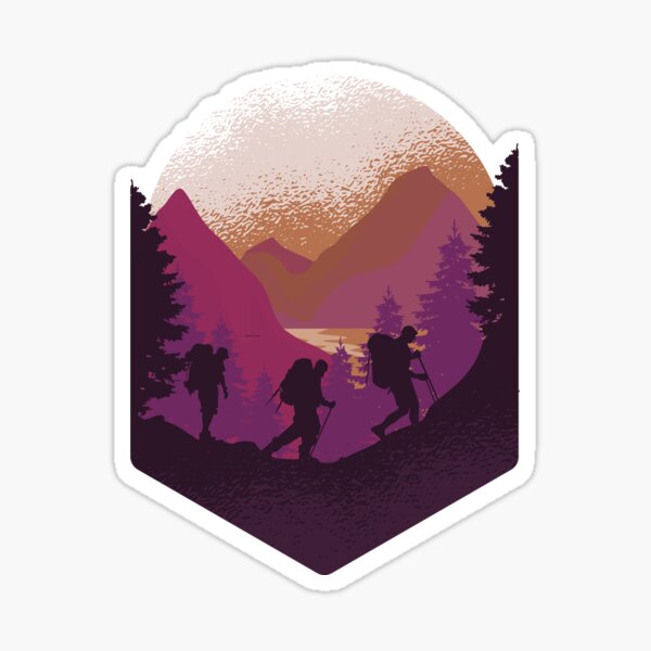 "Mountain Love Climbing Bouldering Alpinist Design" Sticker for Sale by ...