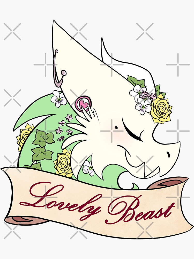 "Wickerbeast- Lovely Beast" Sticker for Sale by IFOHS | Redbubble