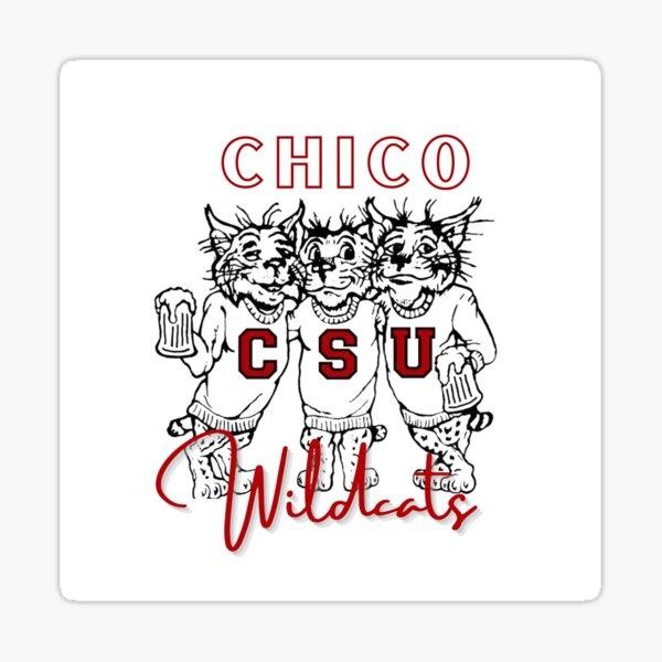 "Chico State Wildcats" Sticker for Sale by adugo | Redbubble