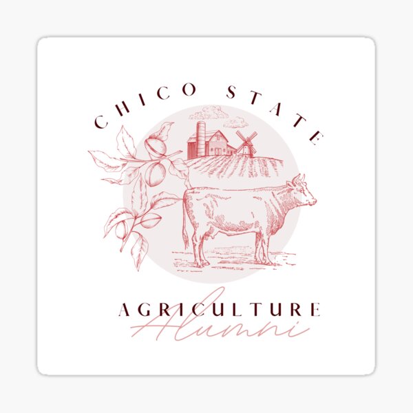 "Chico State Agriculture Alumni " Sticker for Sale by adugo | Redbubble
