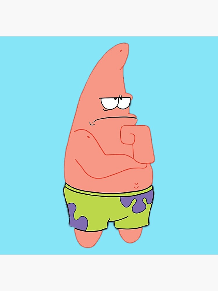 "Patrick thinking" Poster for Sale by YodaJuan4Me | Redbubble