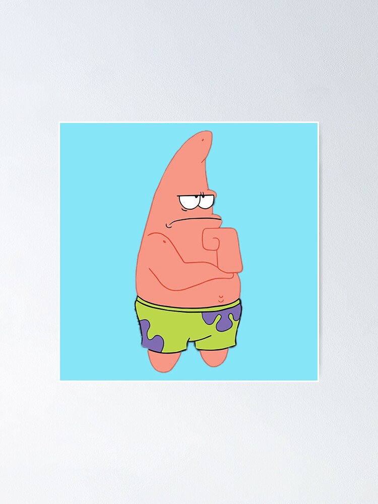 "Patrick thinking" Poster for Sale by YodaJuan4Me | Redbubble