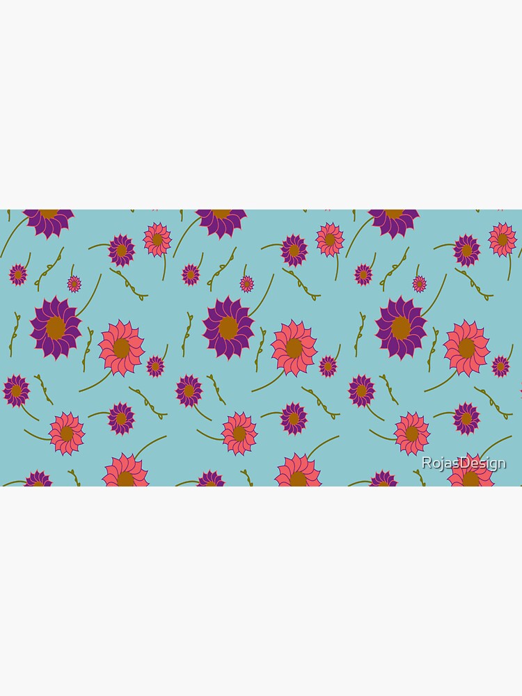 "Obsession with Flowers" Sticker for Sale by RojasDesign | Redbubble