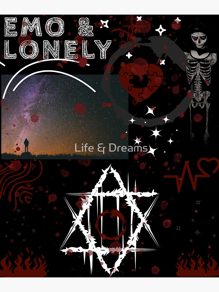 "emo is not a phase, it's a lifestyle Shirt" Sticker for Sale by ...