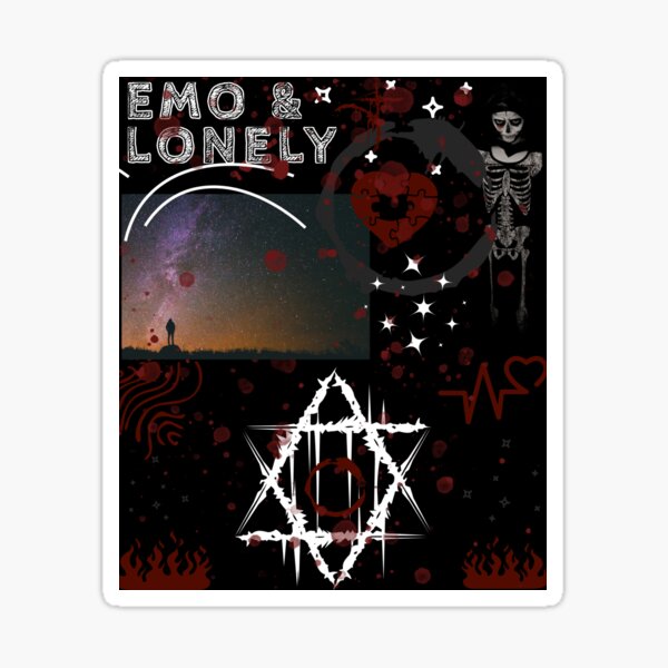 "emo is not a phase, it's a lifestyle Shirt" Sticker for Sale by ...