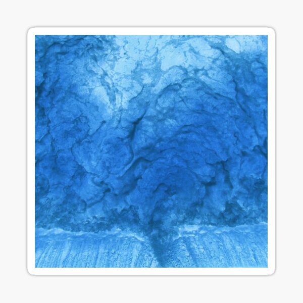 "Blue Waterfall" Sticker for Sale by lucidluck | Redbubble