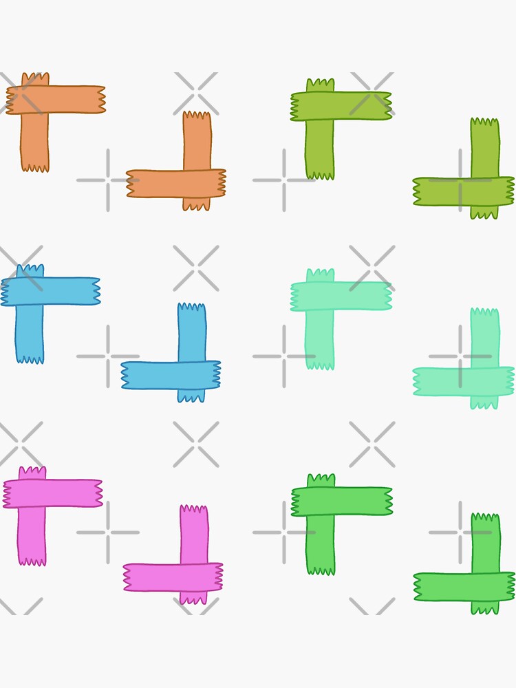 "SPIKE TAPE" Sticker for Sale by notastranger | Redbubble