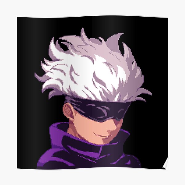 "GOJO SATORU Pixelart Aesthetic // Jujutsu Kaisen" Poster for Sale by ...