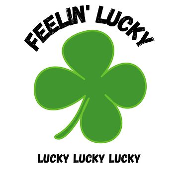 "Feelin' lucky (for light background)" Sticker for Sale by krinima ...