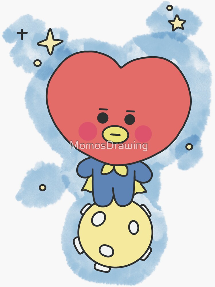 "TATA - V" Sticker for Sale by MomosDrawing | Redbubble