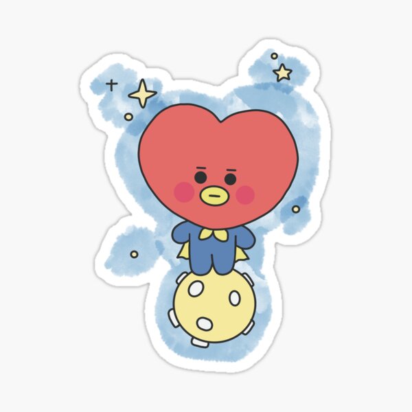 "TATA - V" Sticker for Sale by MomosDrawing | Redbubble