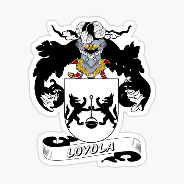 "Loyola" Sticker for Sale by HaroldHeraldry | Redbubble