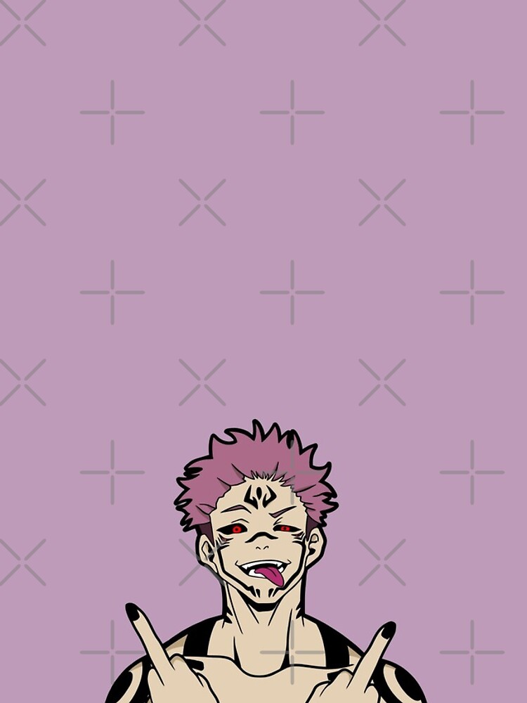 "Jujutsu kaisen badass sukuna bad finger" iPhone Case for Sale by ...